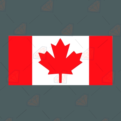 Canada Flag SVG Vector Files, Basic Canada Flag SVG Instant Download ...