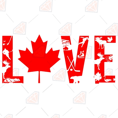 Red Maple SVG Vector File, Canada Maple Leaf SVG Instant Download ...