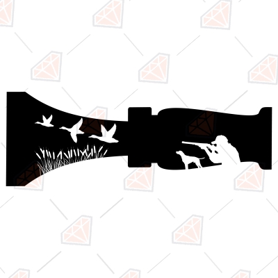 Duck Hunting Silhouette SVG Clipart, Duck Hunter SVG Vector Files ...