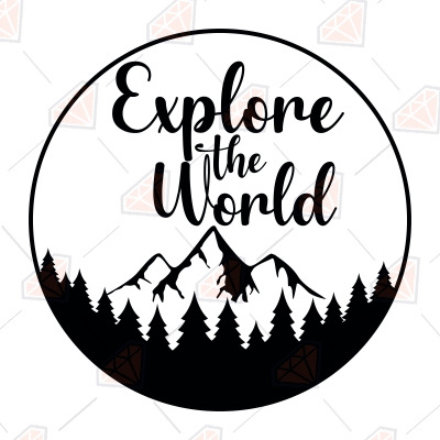 Explore The World SVG, Camping SVG Clipart Design | PremiumSVG