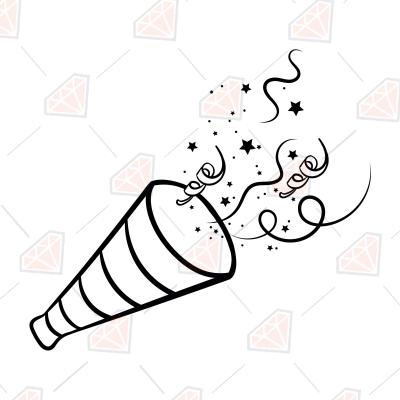 Party Confetti SVG Cut Files, Confetti Birthday SVG | PremiumSVG