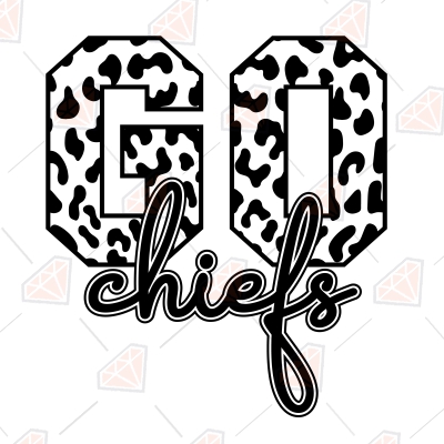 Go Chiefs SVG with Leopard Print, Kansas City | PremiumSVG