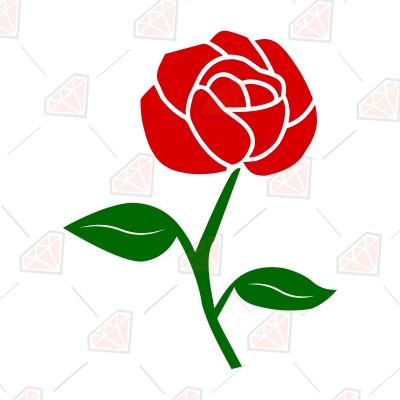Rose SVG, Cut and Clipart Files for Cricut | PremiumSVG
