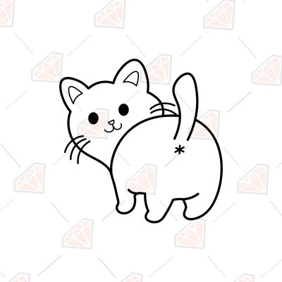Funny Cat Butt