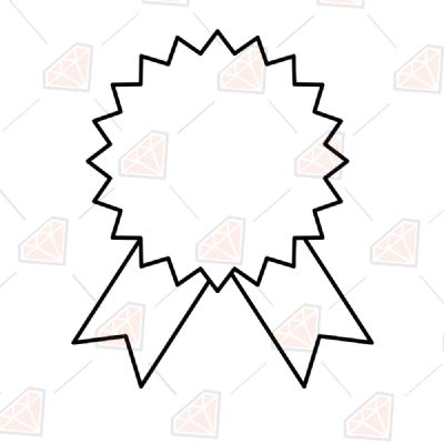 Award Ribbon Clipart Black And White