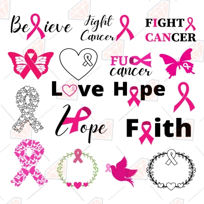 Cancer Day's Bundles SVG Cut File | PremiumSVG