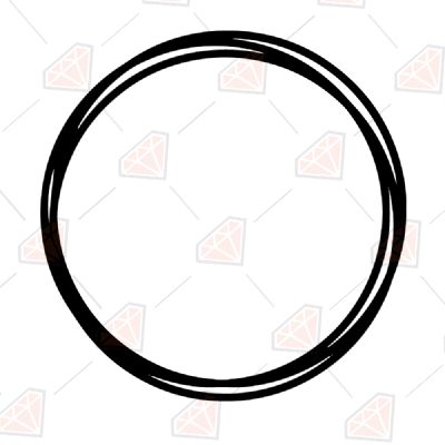 Circle Frame SVG Cut Files, Frame SVG Vector | PremiumSVG