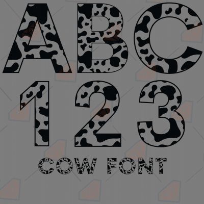 Cow Print SVG | PremiumSVG