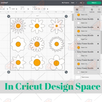 Daisy Flower SVG Bundle, Daisy Bundle Vector Files | PremiumSVG