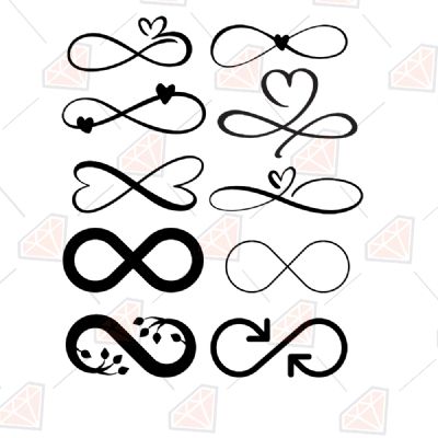 Open Infinity Symbol Svg Cut File | PremiumSVG