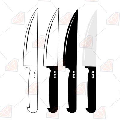 Butcher Knife SVG Cut Files | PremiumSVG