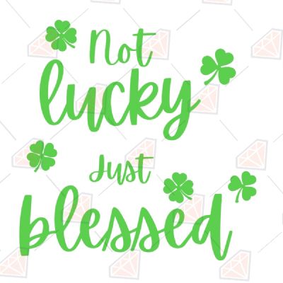 Green Lucky Shamrock SVG Cut File | PremiumSVG