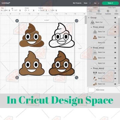 Poop Emoji SVG Cut Files | PremiumSVG