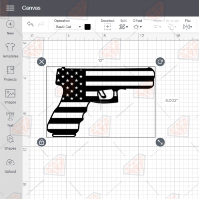 Vector Png Patriotic US Flag 50 cal Dxf silhouette Digital Download SVG ...