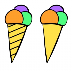 Colorful Ice Creams SVG Vector Files, Ice Creams Clipart | PremiumSVG