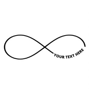 Infinity Monogram SVG Cut File, Infinity Sign With Monogram Vector ...