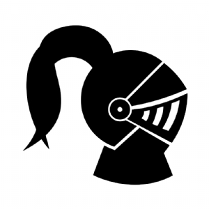 Knight Helmet SVG, Helmet Silhouette | PremiumSVG