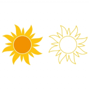 Realistic Sun Clipart