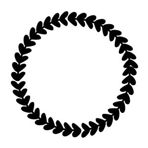 Floral Vine Wreath SVG Cut File | PremiumSVG