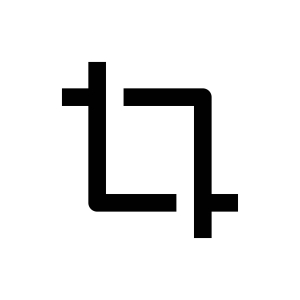 Crop Icon SVG | PremiumSVG