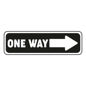 Road Sign Clipart Black And White
