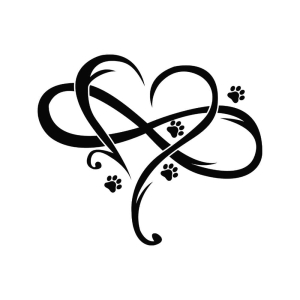 Infinity Heart SVG Cut File, Infinity Sign Vector Instant Download ...