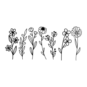 Wildflowers SVG Design, Raising Wildflowers SVG Instant Download ...