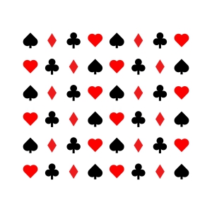 Playing Card Symbol Pattern SVG, Poker Card SVG | PremiumSVG