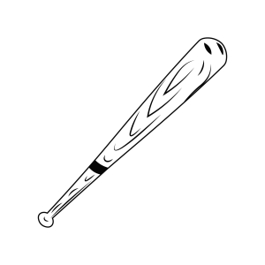 Baseball Bat Coloring Pages