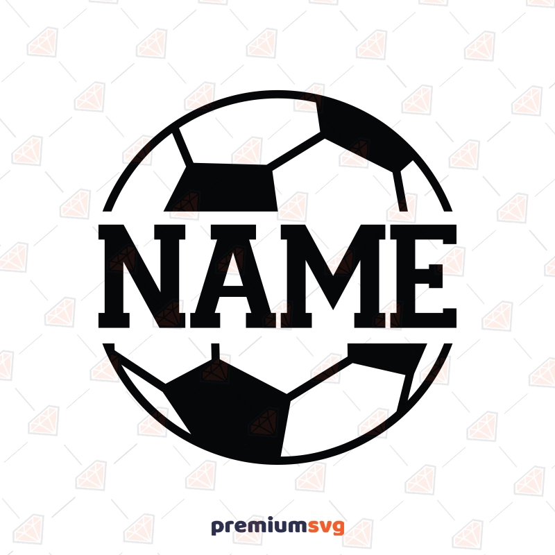 Soccer Ball Name SVG, Soccer Monogram SVG | PremiumSVG
