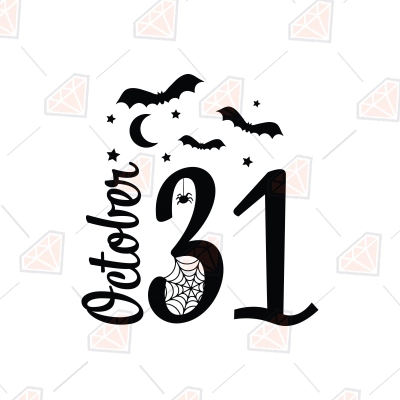 31 October SVG, Halloween SVG File | PremiumSVG