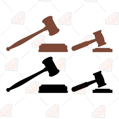 Gavel Svg File | PremiumSVG