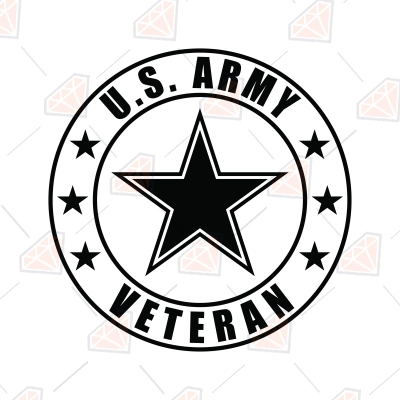 U.S. Army Veteran SVG Emblem, Veteran Day SVG | PremiumSVG