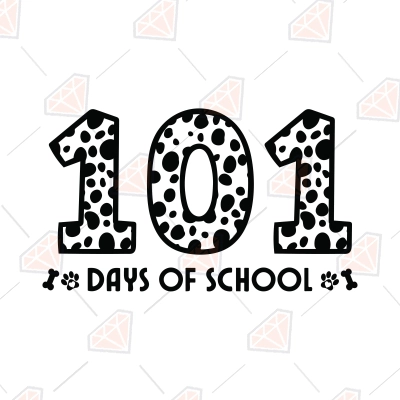 101 Days Of School SVG Cut File | PremiumSVG