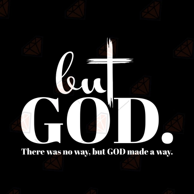 But God SVG, Trendy Christian SVG Cut File | PremiumSVG