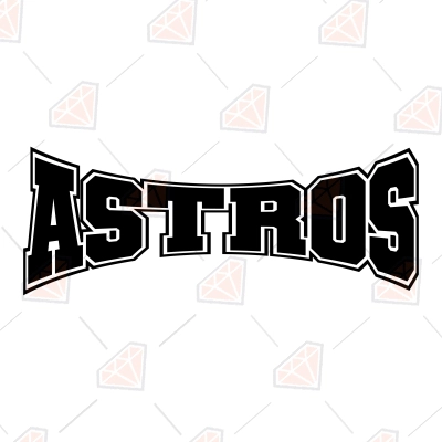 Astros SVG File, Houston Baseball SVG | PremiumSVG
