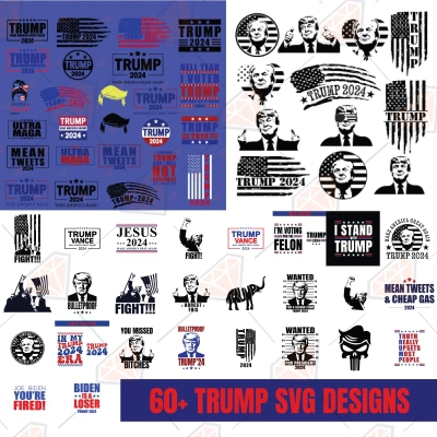Big TRUMP SVG Bundle, Trump SVG Files | PremiumSVG