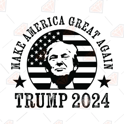 Trump Make America Great Again SVG, 2024 Trump SVG | PremiumSVG