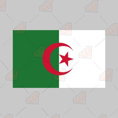 Algeria Flag SVG, Algeria Flag PNG, and Vector Files | PremiumSVG