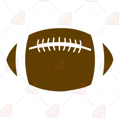 American Football Ball SVG Cut File, Instant Download | PremiumSVG