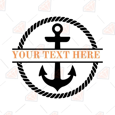 Infinity Anchor Svg Dxf Digital Download Files For Silhouette