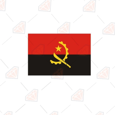 Angola Flag SVG, PNG, and Vector Files | PremiumSVG