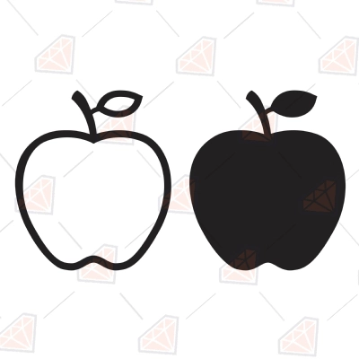 Apple Bundle SVG, Apple Basic Clip Art Bundle SVG | PremiumSVG