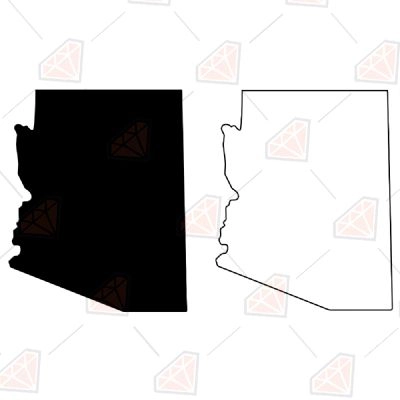 Arizona Map Svg | PremiumSVG