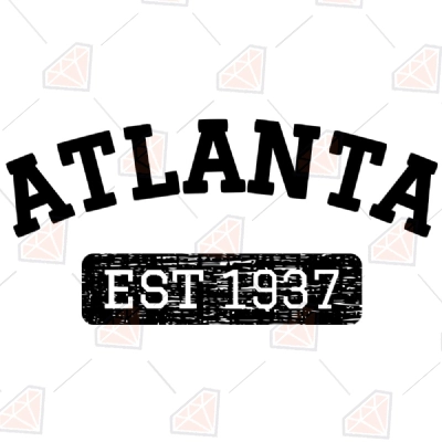 Atlanta SVG | Atlanta Shirt Design SVG Cut File | PremiumSVG