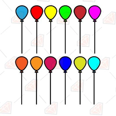 Balloons Bundle Svg | PremiumSVG
