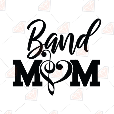 Band Mom SVG, Marching Band Mom SVG | PremiumSVG