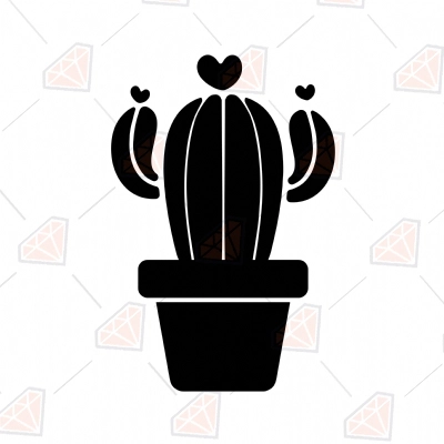 Basic Cactus SVG, Cactus Clipart SVG | PremiumSVG