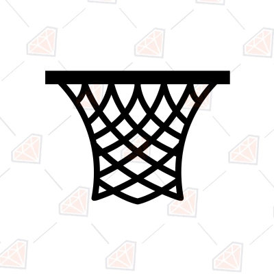 Basketball Net SVG Cut File, Instant Download | PremiumSVG