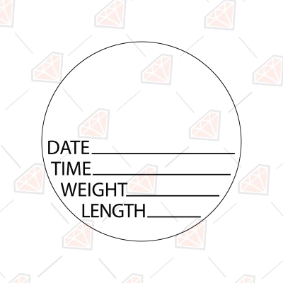 Birth Stats Round SVG, Baby Announcement SVG | PremiumSVG